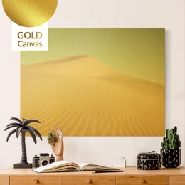 Bilderwelten Leinwandbild Natur Motiv Kunstdruck beige - Sandh&uuml;gel - W&uuml;ste XXL Wohnzimmer Schlafzimmer