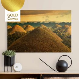 Bilderwelten Leinwandbild Schokoladenh&uuml;gel Landschaft