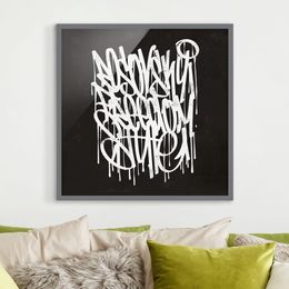 Bilderwelten Bild mit Rahmen Graffiti Art Freedom Style