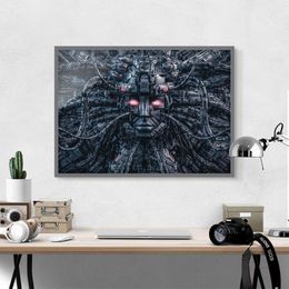 Bilderwelten Bild mit Rahmen Menschliche Maschine