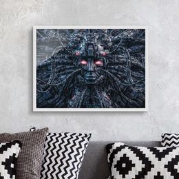 Bilderwelten Bild mit Rahmen Menschliche Maschine