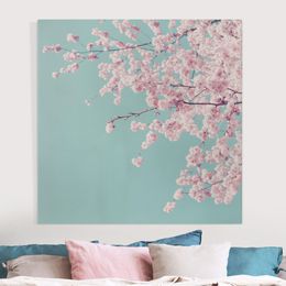 Bilderwelten Leinwandbild Japanische Kirschbl&uuml;te