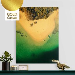Bilderwelten Leinwandbild Feiner Sandstrand