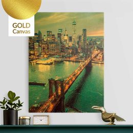 Bilderwelten Leinwandbild Brooklyn Bridge New York