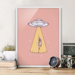 Bilderwelten Bild mit Rahmen Enkel Dika - Ufo Reisender