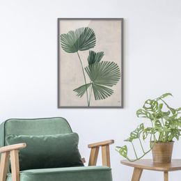 Bilderwelten Bild mit Rahmen Palmenblatt II
