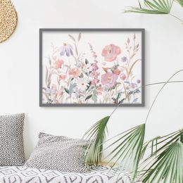 Bilderwelten Bild mit Rahmen Boho Wildblumen