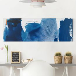 Bilderwelten Leinwandbild - Panorama Tag am Meer I