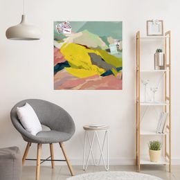 Bilderwelten Glasbild originell Abstrakt bunt Glas Wandbild - Bunte Zuckerk&uuml;ste - Deko Wohnzimmer Schlafzimmer