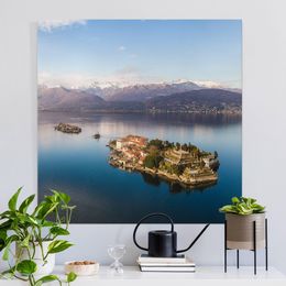 Bilderwelten Leinwandbild Insel Isola Bella in Italien