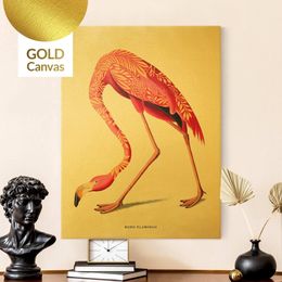 Bilderwelten Leinwandbild Boho Vogel - Flamingo