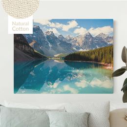 Bilderwelten Leinwandbild Kristallklarer Bergsee