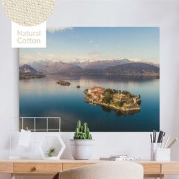 Bilderwelten Leinwandbild Insel Isola Bella in Italien
