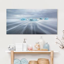 Bilderwelten Leinwandbild Eislandschaft
