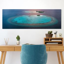 Bilderwelten Leinwandbild Paradies im Ozean
