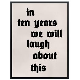 Bilderwelten Leinwandbild In ten years