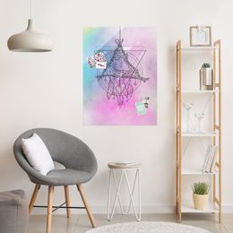 Bilderwelten Glasbild Boho Traumf&auml;nger Aquarell