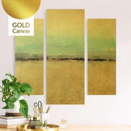 Bilderwelten Leinwandbild Natur Abstrakt Kunstdruck grau - Grenzenlose Weite I - Landschaft XXL Wohnzimmer Schlafzimmer