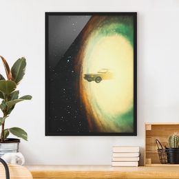 Bilderwelten Bild mit Rahmen Retro Collage - Roadtrip