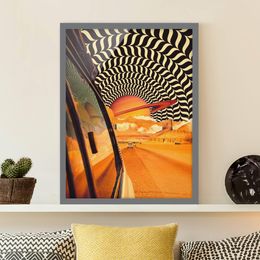 Bilderwelten Bild mit Rahmen Retro Collage - Der beste Roadtrip I