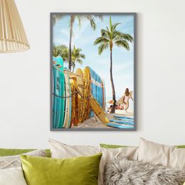 Bilderwelten Bild mit Rahmen Dein Surfboard zum Erfolg