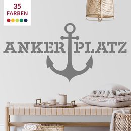 Bilderwelten Wandtattoo Ankerplatz mit Anker
