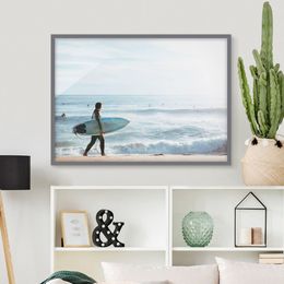 Bilderwelten Bild mit Rahmen Vorfreude am Meer