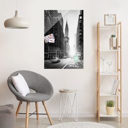 Bilderwelten Glasbild Lebhaftes New York