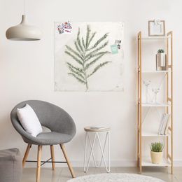 Bilderwelten Glasbild originell Tropisch beige Glas Wandbild - Pfl&auml;nzchen - Pflanzen Wohnzimmer Schlafzimmer