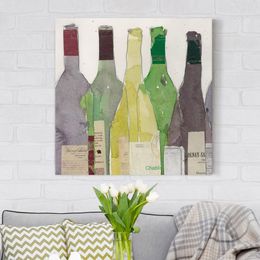 Bilderwelten Leinwandbild - Quadrat Wein & Spirituosen III