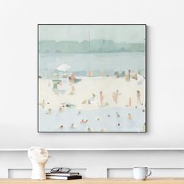 Wechselbild Sandbank im Meer I