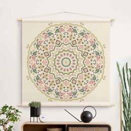 Bilderwelten Wandteppich Azteken Boho Mandala