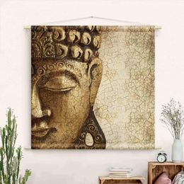 Bilderwelten Wandteppich Vintage Buddha