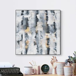 Wechselbild Abstraktes Aquarell mit Gold