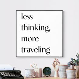 Wechselbild less thinking, more traveling