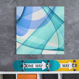 Bilderwelten Leinwandbild Abstrakt Kunstdruck Leinwanddruck - Highway To The Sky - Wandbild XXL Wohnzimmer Schlafzimmer