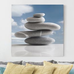 Bilderwelten Leinwandbild - Quadrat In Balance