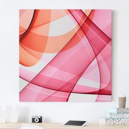 Bilderwelten Leinwandbild Abstrakt Kunstdruck Leinwanddruck - Miracle Structure - Wandbild XXL Wohnzimmer Schlafzimmer