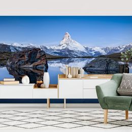 Bilderwelten Fototapete Stellisee vor dem Matterhorn