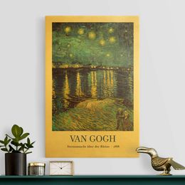 Bilderwelten Leinwandbild Vincent van Gogh - Sternennacht - Museumsedition