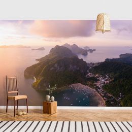 Bilderwelten Fototapete Atmosph&auml;rische K&uuml;stenlandschaft