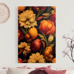 Bilderwelten Leinwandbild Warmes Bouquet