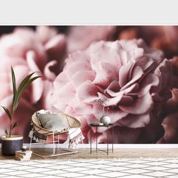 Bilderwelten Fototapete Shabby Rosa Rose Pastell Shabby,Stil Landhaus Botanik Blume,Rose Schlafzimmer,Wohnzimmer Vliestapete inkl. Kleister oder selbstklebend