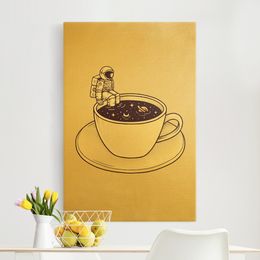 Bilderwelten Leinwandbild Kosmischer Kaffee