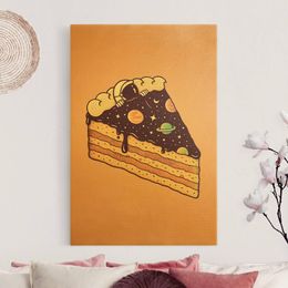 Bilderwelten Leinwandbild Kosmischer Kuchen