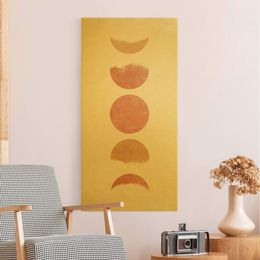 Bilderwelten Leinwandbild Mondphasen