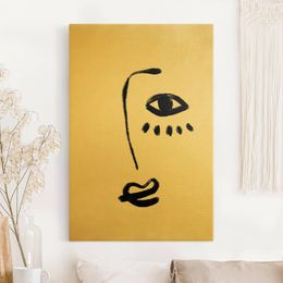 Bilderwelten Leinwandbild Alina Buffiere Illustration - Ich seh dich