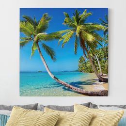 Bilderwelten Leinwandbild - Quadrat Beach of Thailand