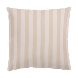 Bilderwelten Dekokissen Kissenbezug beige Abstrakt - Macchiato Streifen - Streifen Sofakissen Bezug & F&uuml;llung in 40x40 50x50 60x60