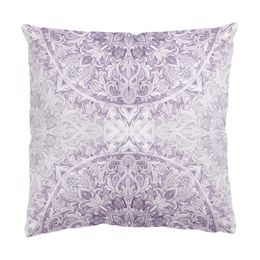 Bilderwelten Dekokissen violett originell Orientalisch Aquarell - Mandala violett - Ornamente Sofakissen Bezug & F&uuml;llung in 40x40 50x50 60x60